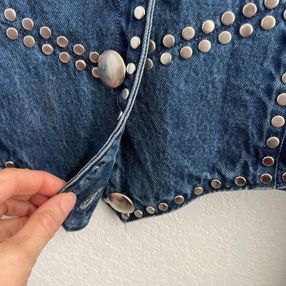 Double D Ranch | Jackets & Coats | Double D Ranch Jean Studded Jacket ...